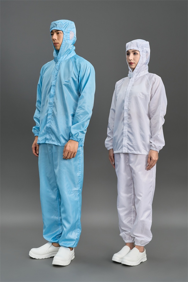 Cleanroom two-piece suit