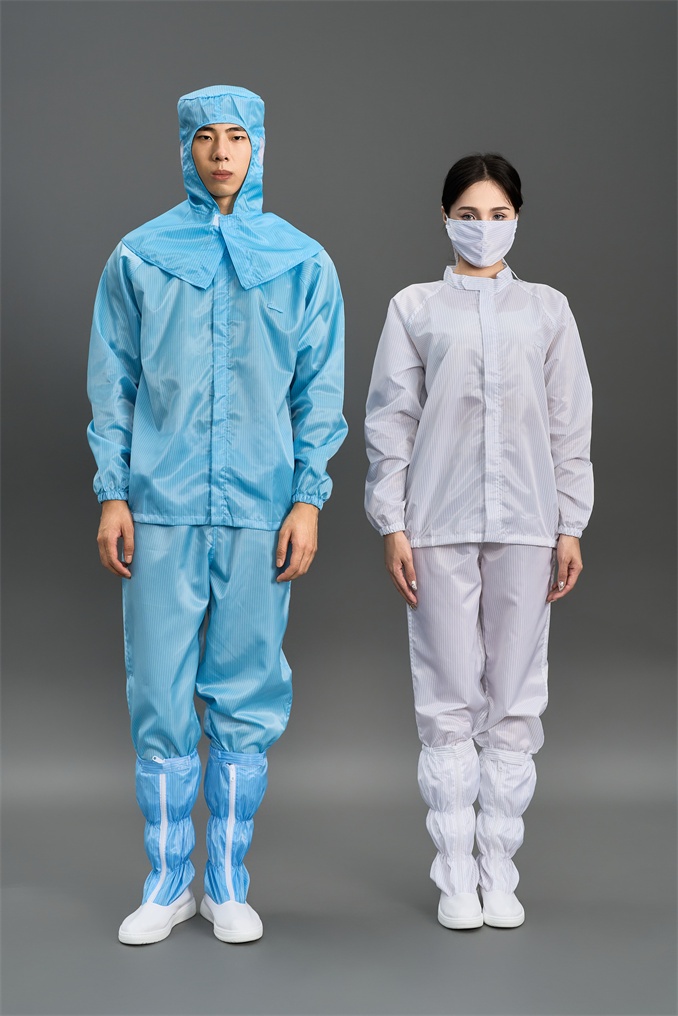 Cleanroom two-piece suit